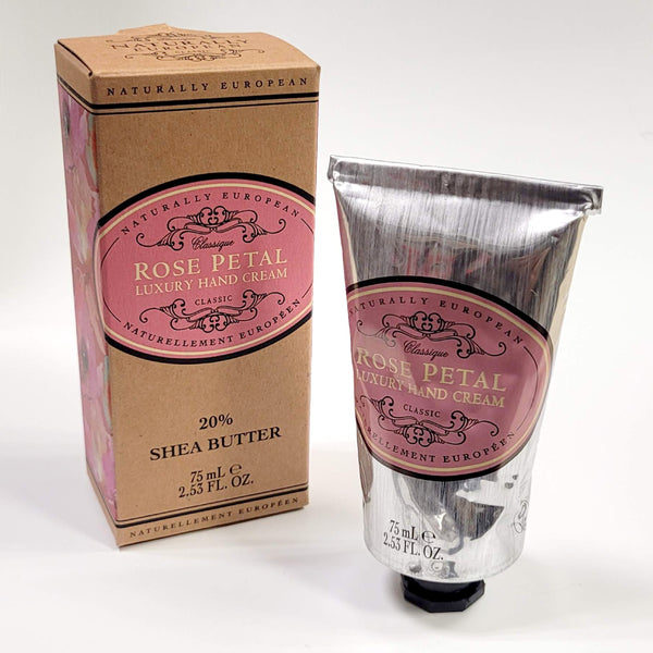 Naturally European Hand Cream: Rose Petal (75ml) – Sunnybrook Gift Shop